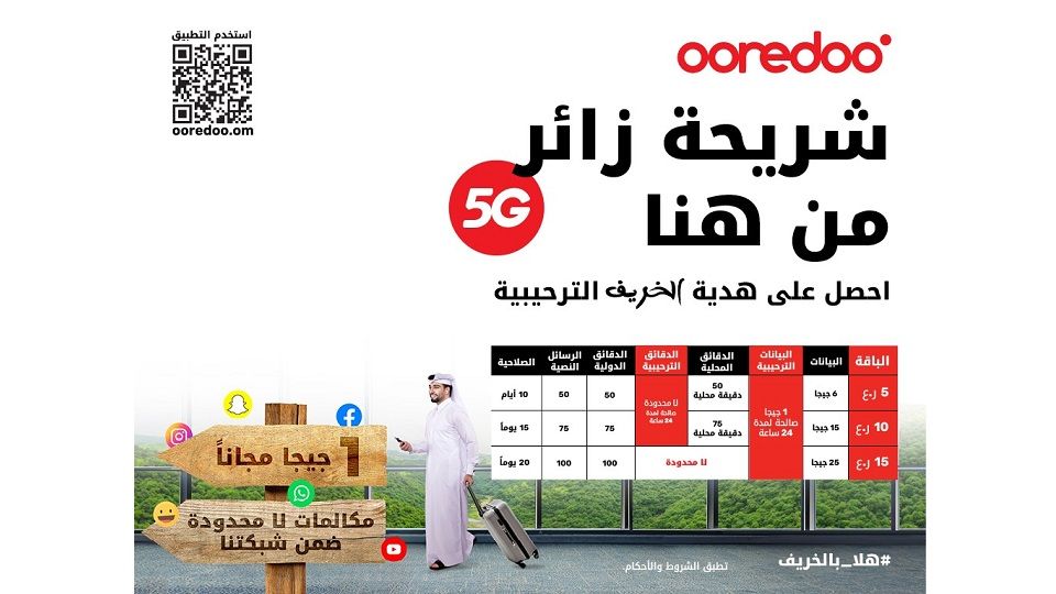 Enjoy Khareef and Connectivity In Dhofar Without Breaking the Bank with An Ooredoo Tourist Plan ...
